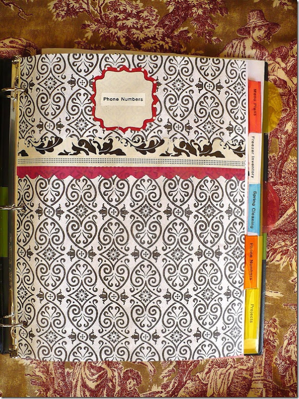 My Household Notebook - A Cultivated Nest